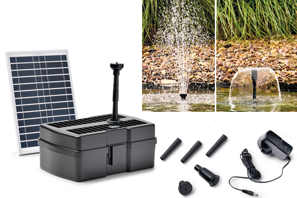 Pontec Pondorell 1500 - Solar Pond Filter - Water Gardening Direct
